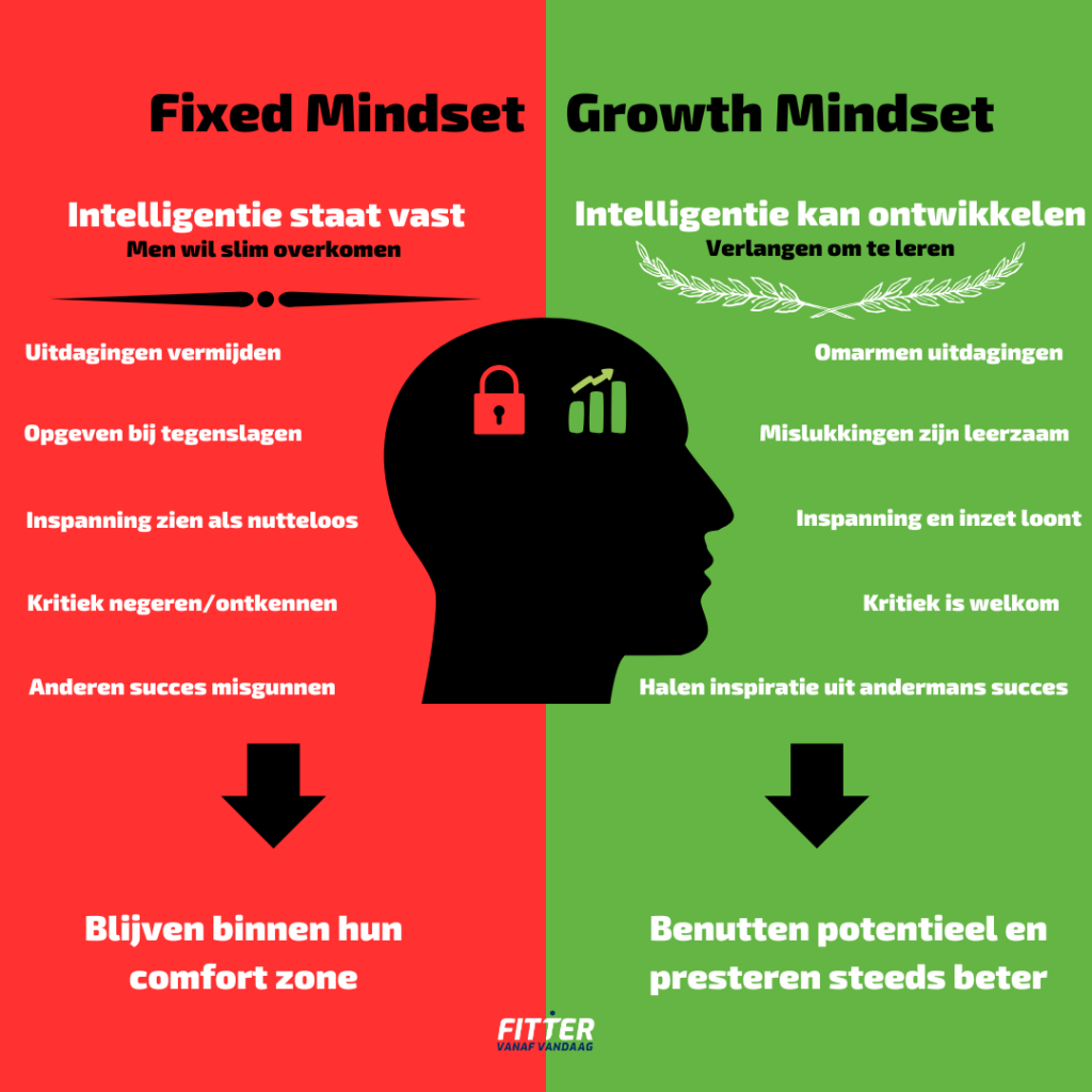 Growth mindset voor een beter en fitter leven - FitterVanafVandaag